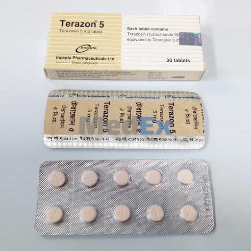 Terazon | 5 mg | Tablet | টেরাজোন ৫ মি.গ্রা. ট্যাবলেট | Incepta ...