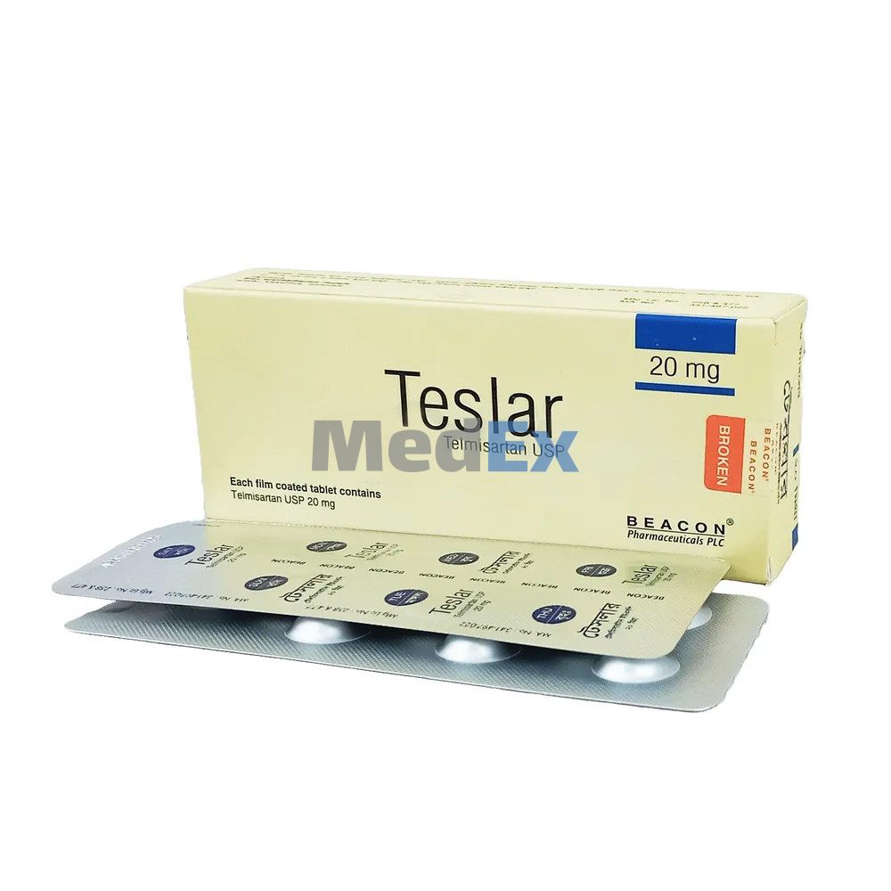 টেসলার ২০ মি.গ্রা. ট্যাবলেট | Teslar | 20 mg | Tablet | Beacon ...