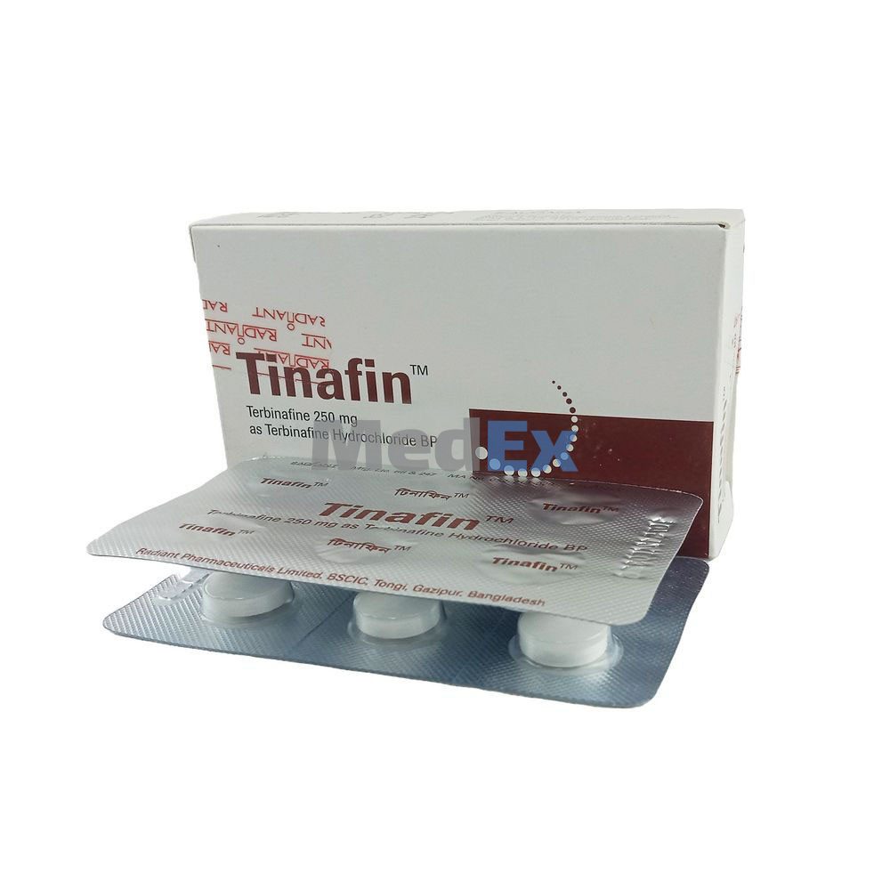 Tinafin | 250 mg | Tablet | টিনাফিল ২৫০ মি.গ্রা. ট্যাবলেট | Radiant ...