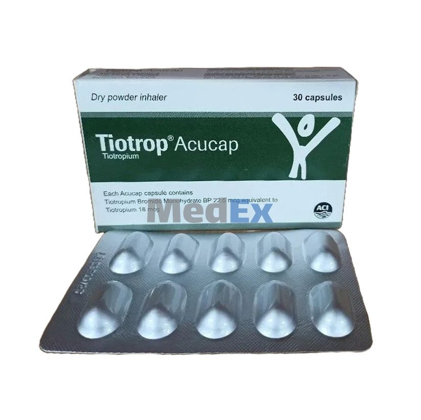 Tiotrop | 18 mcg | Inhalation Capsule | টায়োট্রপ ১৮ মাইক্রোগ্রাম ...
