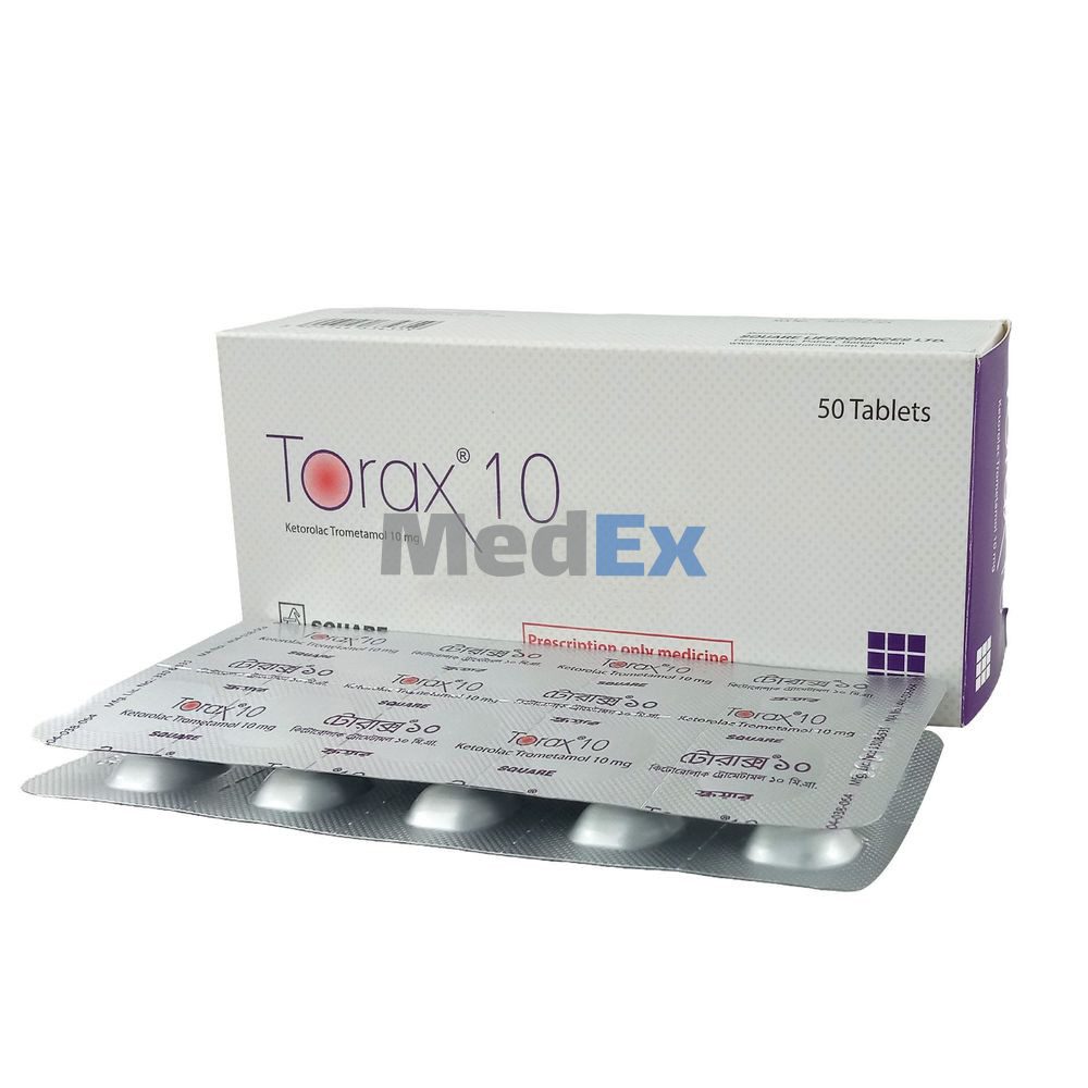 Torax | 10 mg | Tablet | টোরাক্স ১০ মি.গ্রা. ট্যাবলেট | Square ...