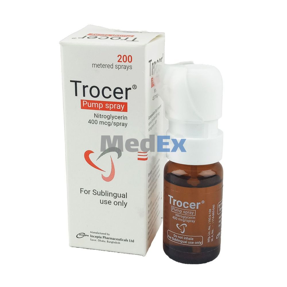 Trocer | 400 mcg/spray | Spray | ট্রোসার ৪০০ মাইক্রো গ্রাম/স্প্রে ...