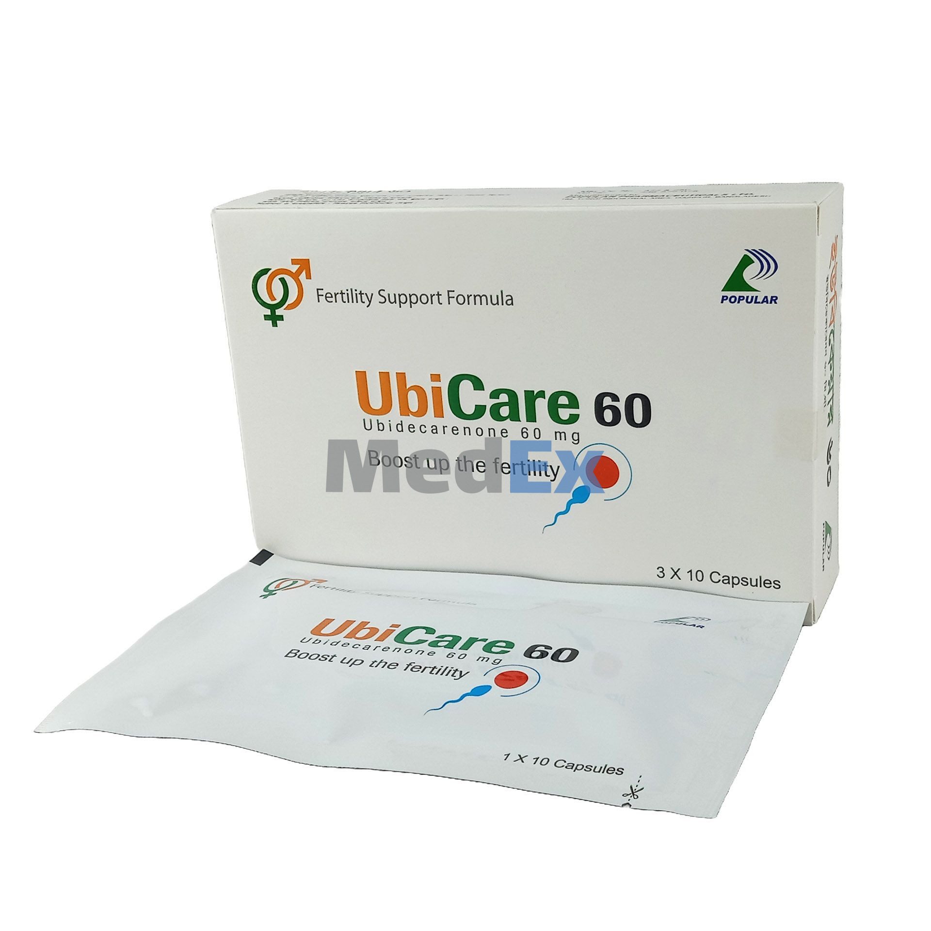 ইউবিকেয়ার ৬০ মি.গ্রা. ক্যাপসুল | UbiCare | 60 mg | Capsule | Popular ...