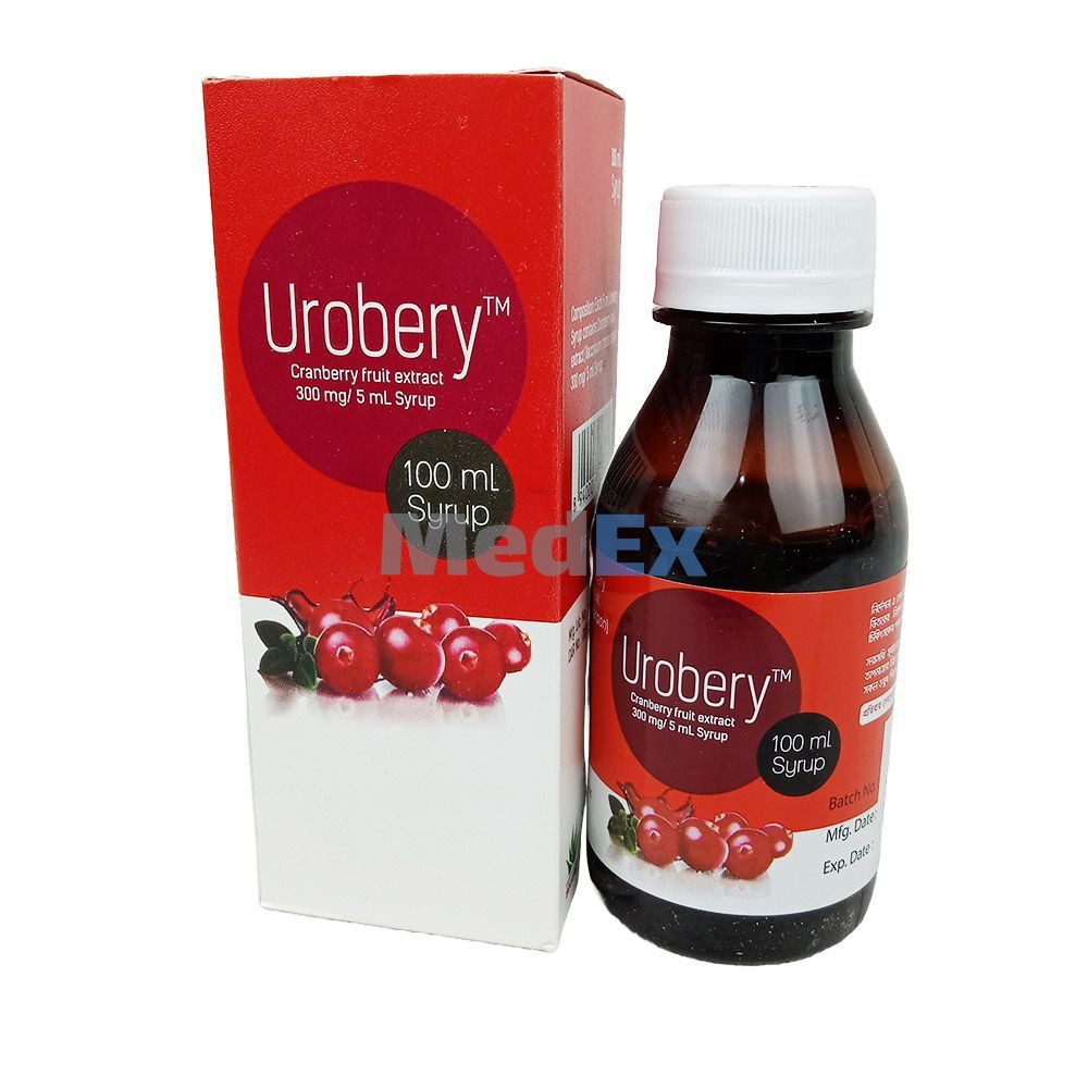 ইউরোবেরি ৩০০ মিগ্রা/৫ মিলি সিরাপ | Urobery | 300 mg/5 ml | Syrup ...
