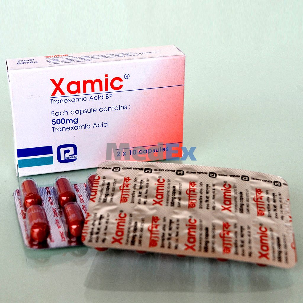 জ্যামিক ৫০০ মি.গ্রা. ক্যাপসুল | Xamic | 500 mg | Capsule | Renata PLC ...