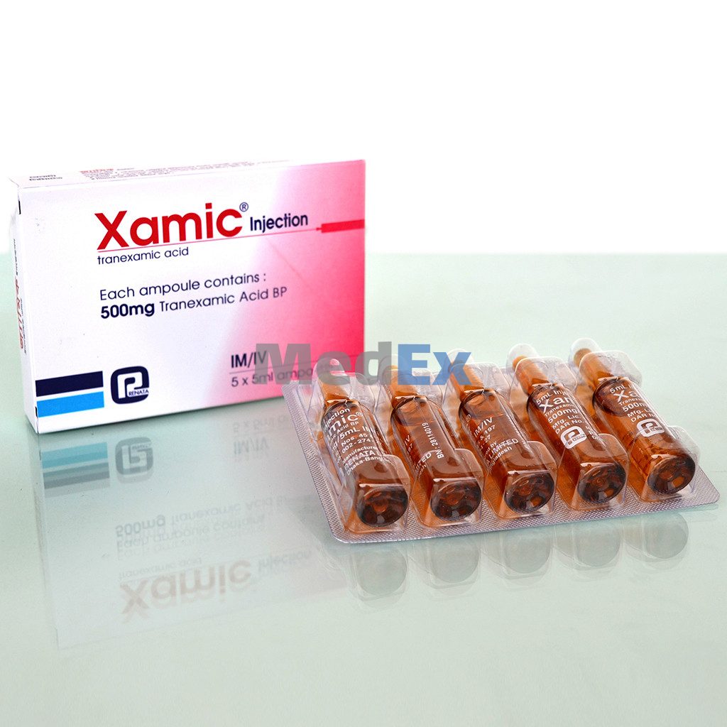 Xamic | 500 mg/5 ml | Injection | জ্যামিক ৫০০ মি.গ্রা./৫ মি.লি ...