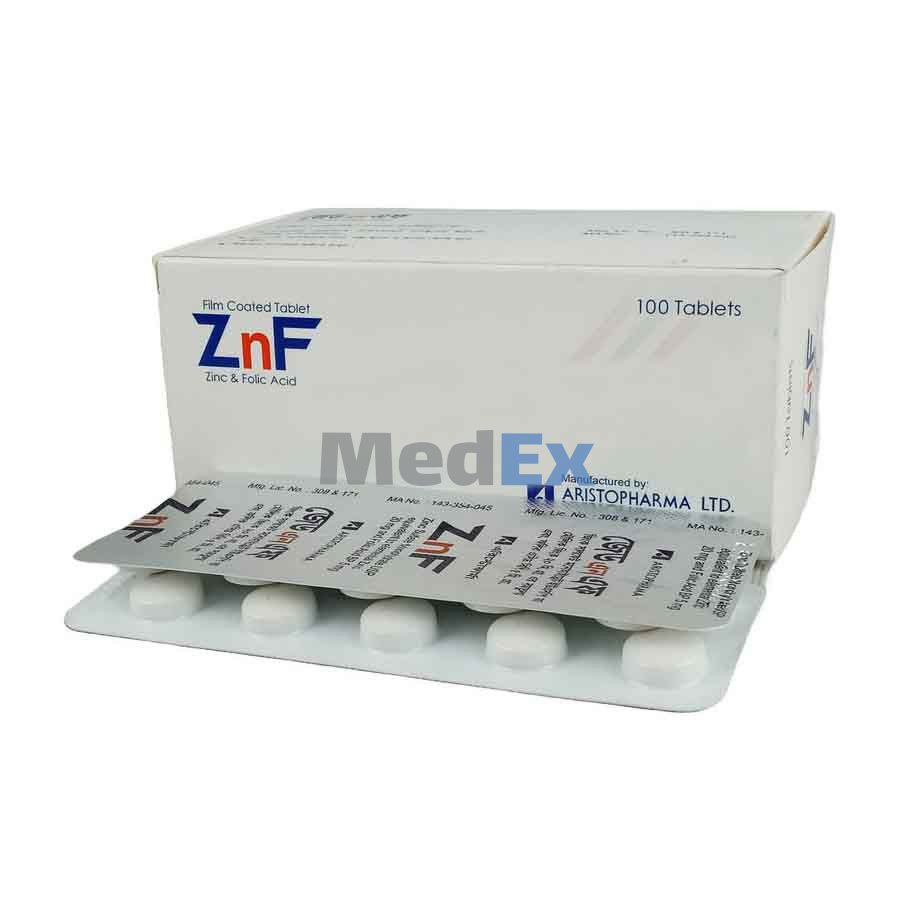 ZnF | 5 mg+20 mg | Tablet | জেডএনএফ ৫ মি.গ্রা.+২০ মি.গ্রা. ট্যাবলেট ...