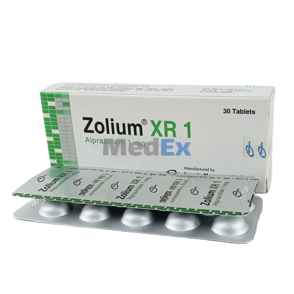 Zolium XR | 1 mg | Tablet | জোলিয়াম এক্স আর ১ মি.গ্রা. ট্যাবলেট ...